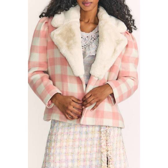 LoveShackFancy | Jackets & Coats | New Loveshackfancy Dumont Jacket In Crisp Peach | Poshmark